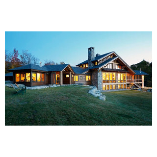 European-Inspired Mountain Chalet - Contemporary - House Exterior ...