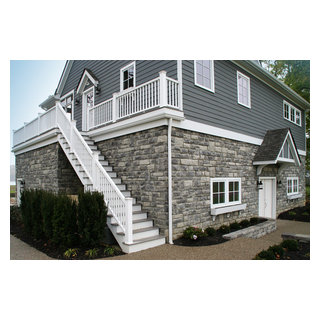 Exterior Accents Using Limestone Manufactured Stone - Craftsman ...