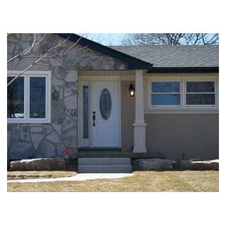 Exterior Craftsman PVC Column Wraps - Traditional - Exterior - Toronto ...