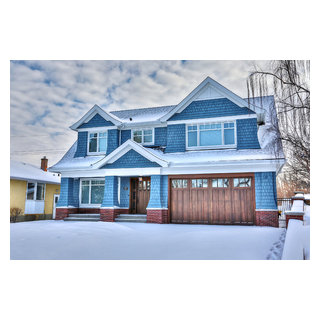 Exterior Front Elevation - Transitional - Exterior - Calgary - by ...