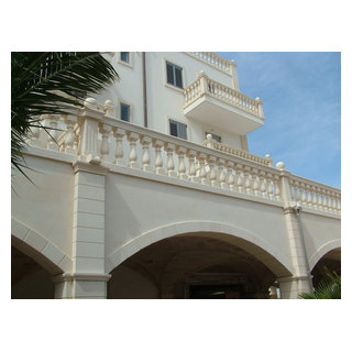 Exterior Limestone architecture - Mediterranean - Exterior - Toronto ...