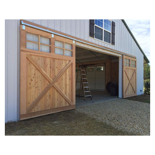 Exterior Sliding Barn Door - Rustic - Exterior - Atlanta - by Doorsmith ...