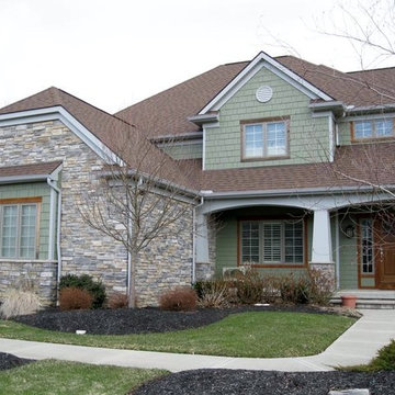 75 Craftsman Mixed Siding Exterior Home Ideas You'll Love - April, 2025 ...
