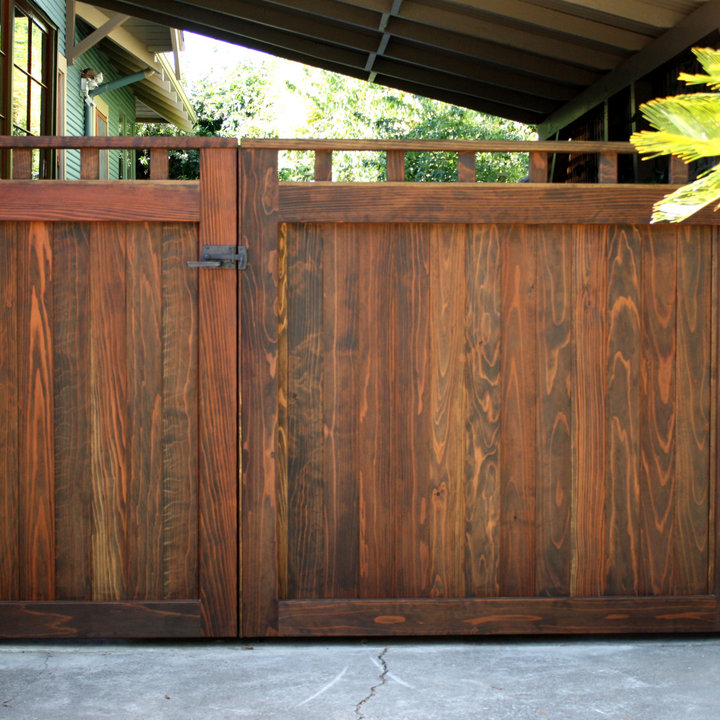 Craftsman Style Fence - Photos & Ideas | Houzz