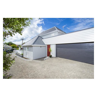 Exterior view of new entry - Contemporary - Exterior - Other - by Lynda ...