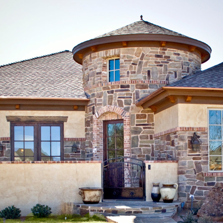 Stucco Wall Stone Cap - Photos & Ideas | Houzz