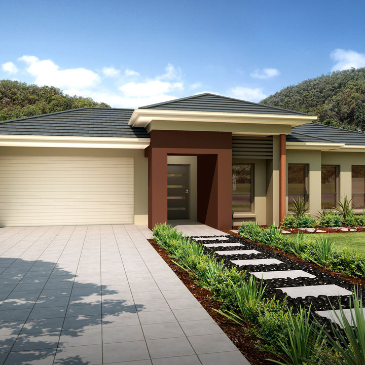 75 Beautiful Modern Single Story Facades Home Design Ideas & Designs ...