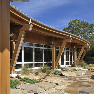Curved Roof Overhang - Photos & Ideas | Houzz