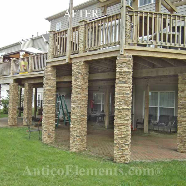 Faux Stone Columns - Photos & Ideas | Houzz