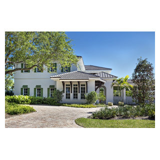 Florida Courtyard Home - Tropical - Exterior - Miami - by Joy R. Dabill ...