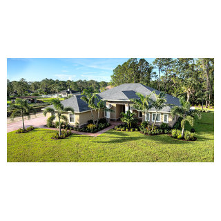 Florida Custom Ranch Style Home - Tropical - Exterior - Miami - by RJM ...