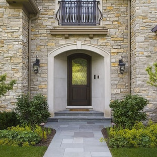 Limestone Entry Surround | Houzz