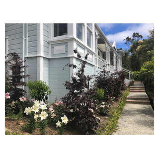 Formal planting and side pathway - Klassisch - Häuser - Wellington ...