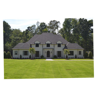 French Country - Midcentury - Exterior - Raleigh - by Frazier Home ...