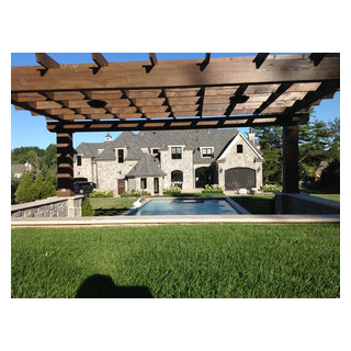 French Country Home + Pool - Traditional - Exterior - New York - by EKO ...