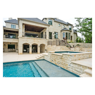 French Eclectic Home - Traditional - Exterior - Dallas - by Heritage ...
