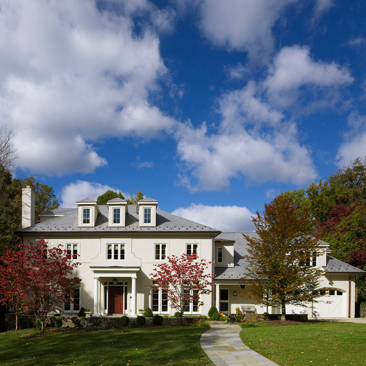 Modern Colonial Exterior - Photos & Ideas | Houzz