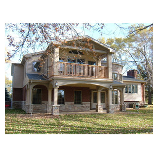 Front Elevation - 2 Story Addition (After) - Traditional - Exterior ...