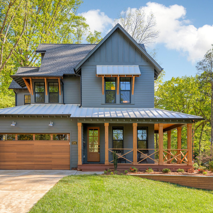 Ideas para fachadas | Diseños de fachadas azules - Septiembre 2024 ...