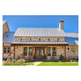 Front Exterior Elevation - Farmhouse - Exterior - Austin - by MSA ...