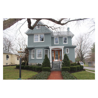 Front Porch Addition (Before & After) - Traditional - Exterior - Other ...