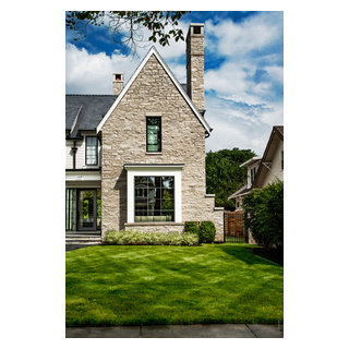 Front stepped gable element - Transitional - Exterior - Chicago - by ...