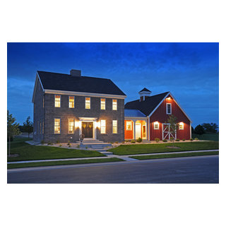 Front View - Country - House Exterior - Other - by Brio Design Homes ...