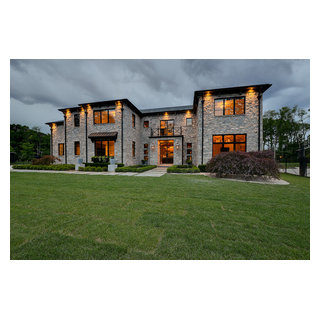 Front View - Contemporary - House Exterior - Indianapolis - by Eaton ...