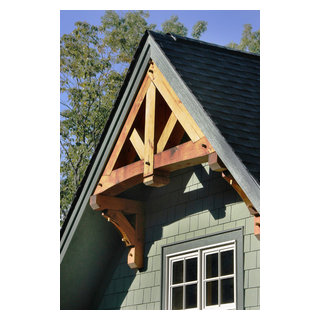 Gable Timber Truss - Craftsman - Exterior - Other - by Grace Builders ...