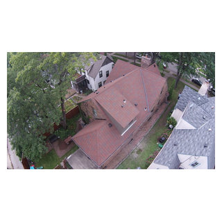 GAF "Designers" collection roof. Style: "Monaco", color: "Valencia ...