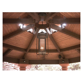 Gas Pendant Light - Contemporary - House Exterior - Phoenix - by Rustic ...