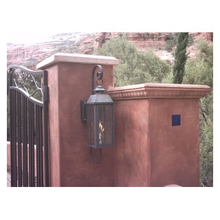 Gas Wall Mount Light - Contemporary - Exterior - Phoenix - by Rustic ...