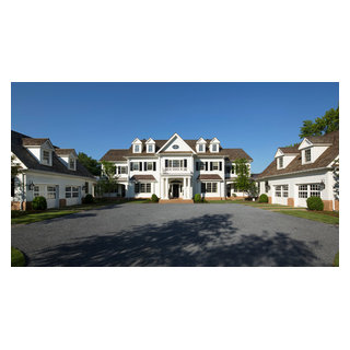 Georgian-style, 10,000 SF, three-story home - Traditional - Exterior ...
