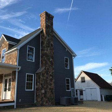 Stone Veneer Chimney - Photos & Ideas | Houzz