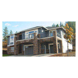 Golf course subdivision home - Contemporary - House Exterior - Denver ...