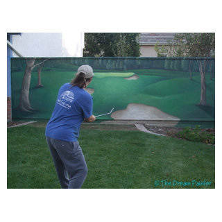 Golf Mural - Traditional - Exterior - Los Angeles - by The Dream ...