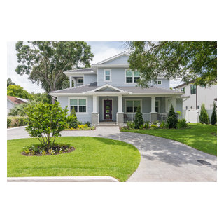 Golfview Custom Home - Contemporary - House Exterior - Tampa - by ...