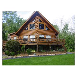 Gorgeous Log Cabin - Montagne - Façade - Détroit - par Oasis Homes | Houzz