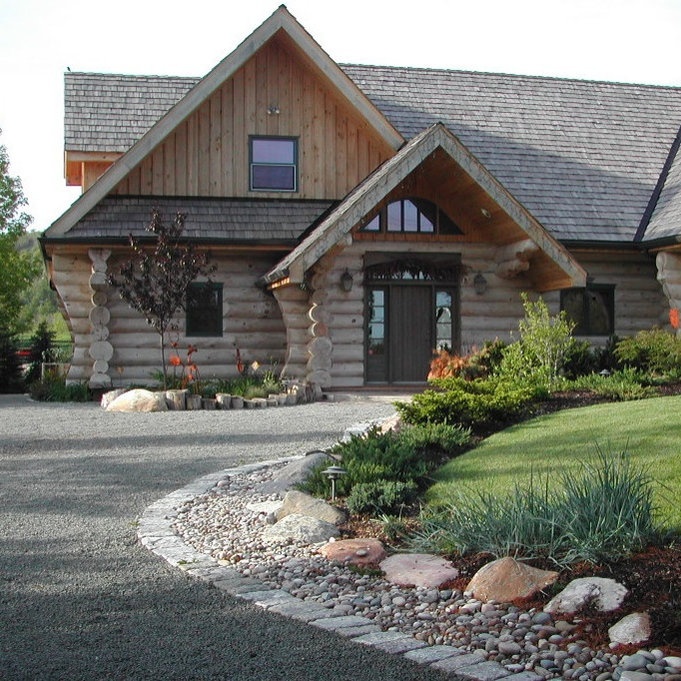 River Rock Driveway - Photos & Ideas | Houzz