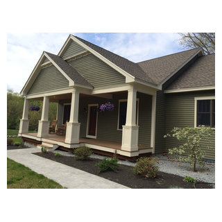 Green Craftsman Exterior - Craftsman - Exterior - Boston - by Beaux ...