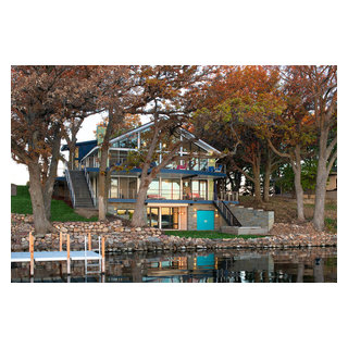 Hall's Cabins - Eclectic - Exterior - Minneapolis - by Rehkamp Larson ...