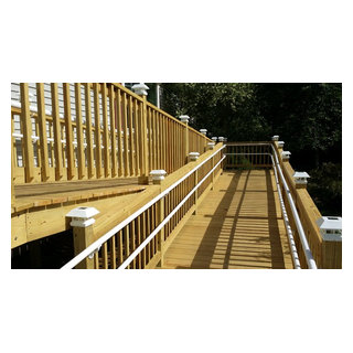 Handicap Ramp with RDI ADA Railings - Exterior - Boston - by A.J ...