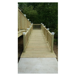 Handicap Ramp with RDI ADA Railings - Exterior - Boston - by A.J ...