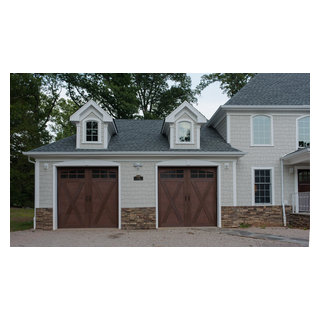 Hardie Shingle - Staggered Edge Panel - Traditional - Garage - New York ...