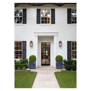 Harris Avenue - Front Entry Detail - Traditional - Exterior - Austin ...