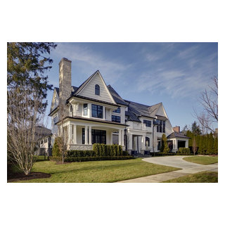 Hawthorne "Shingle (sans shingle) Style" - Traditional - Exterior ...