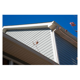 High capacity gutters and downspouts - Craftsman - Façade - Minneapolis ...
