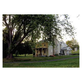 Historic Farmhouse Restored and Expanded replicating form, finishes and ...