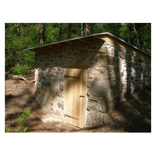 Historic Stone Spring House Restoration - Farmhouse - Exterior ...