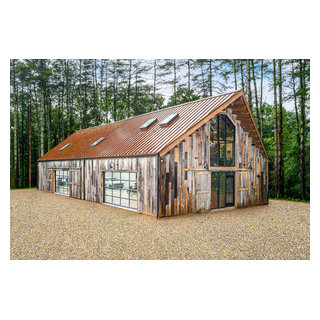 Hobby Barn - Rustic - Exterior - Other - by Living Stone Design + Build ...